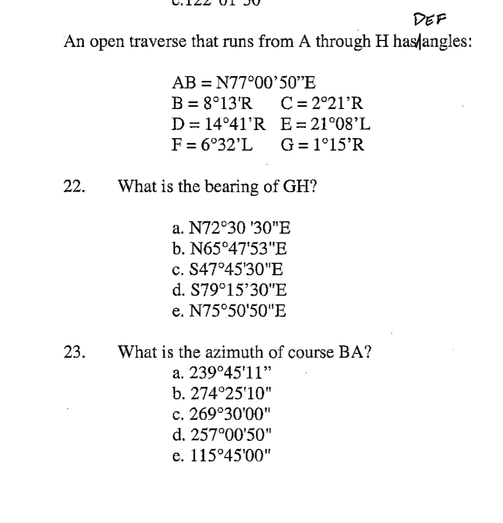 Solved 21. A closed five-sided figure has the following | Chegg.com