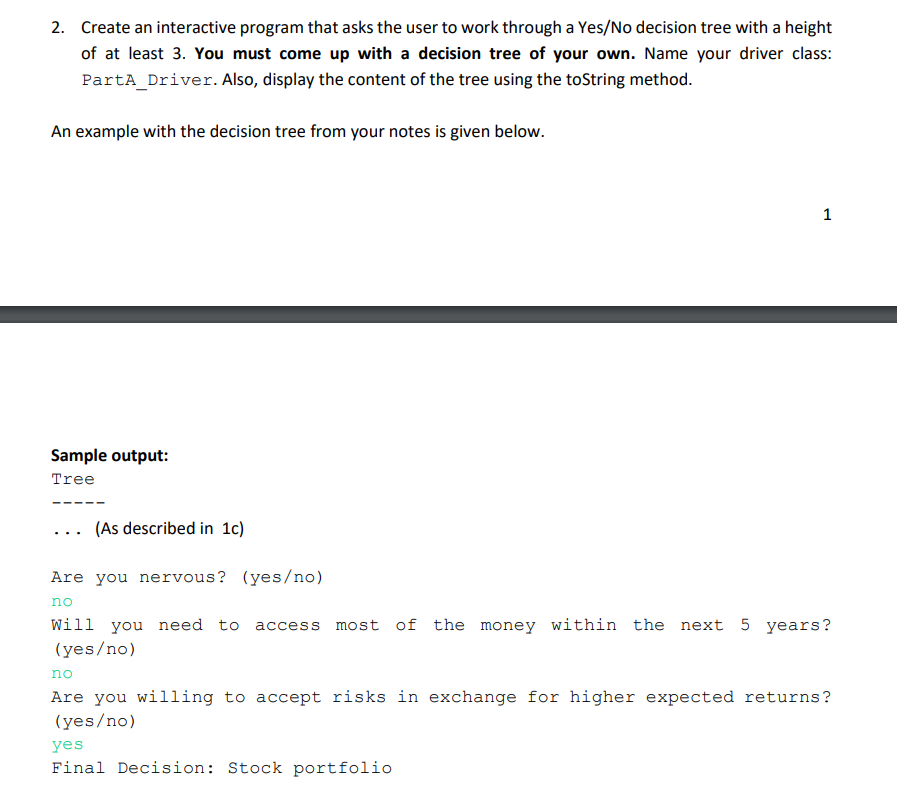 Solved 2 Create An Interactive Program That Asks The User 