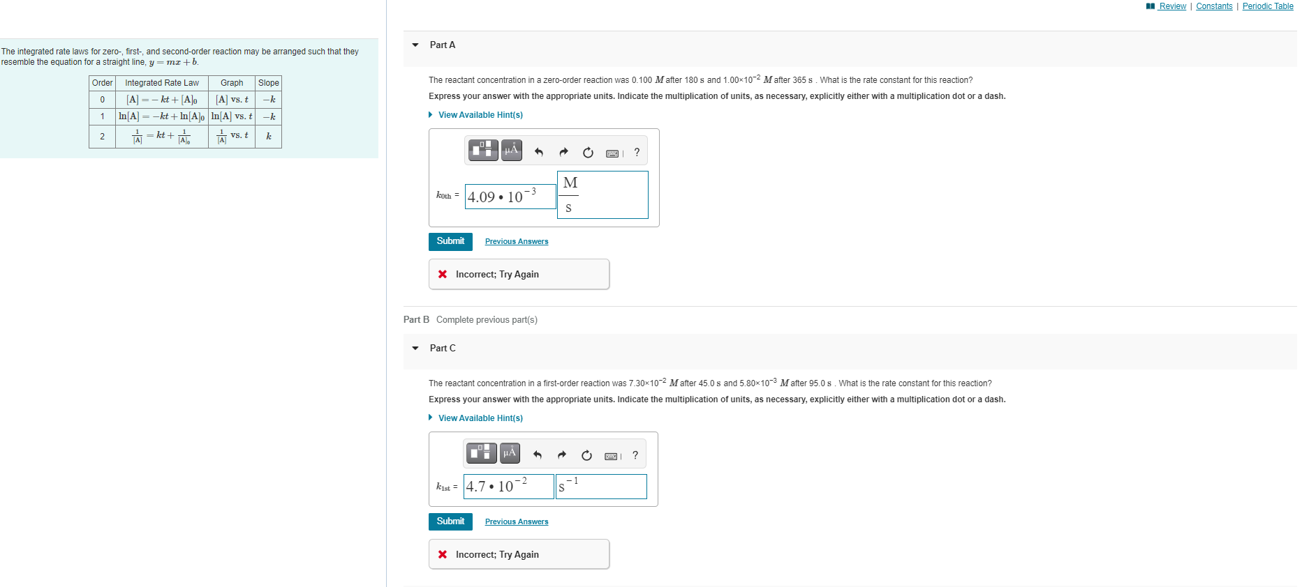 Solved M Review Constants Periodic Table Part A The | Chegg.com