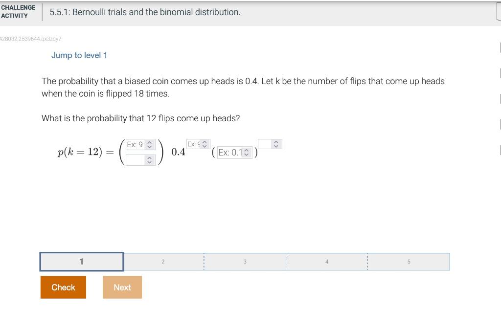 Solved The probability that a biased coin comes up heads is | Chegg.com