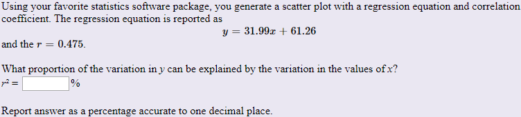 Solved Using your favorite statistics software package, you | Chegg.com