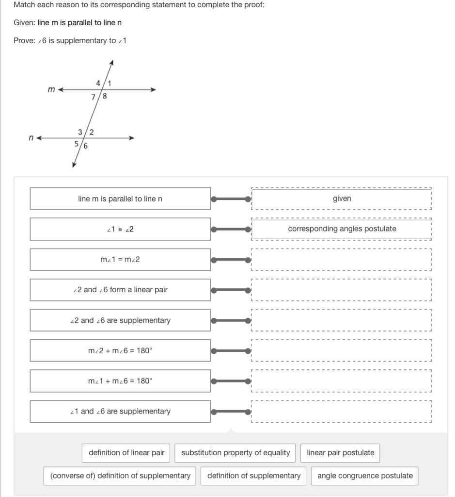 Solved Match each reason to its corresponding statement to | Chegg.com