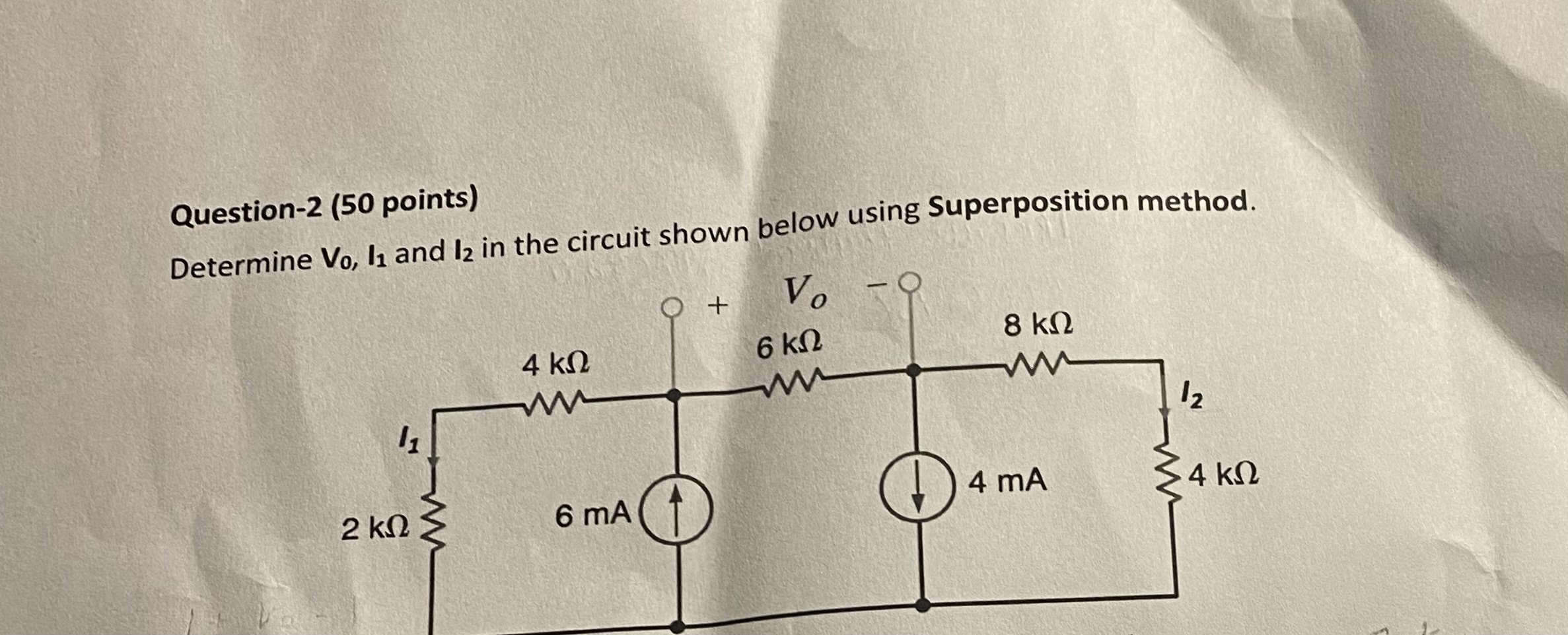 Solved Question-2 (50 points) Determine ". 1 , and l, in the | Chegg.com