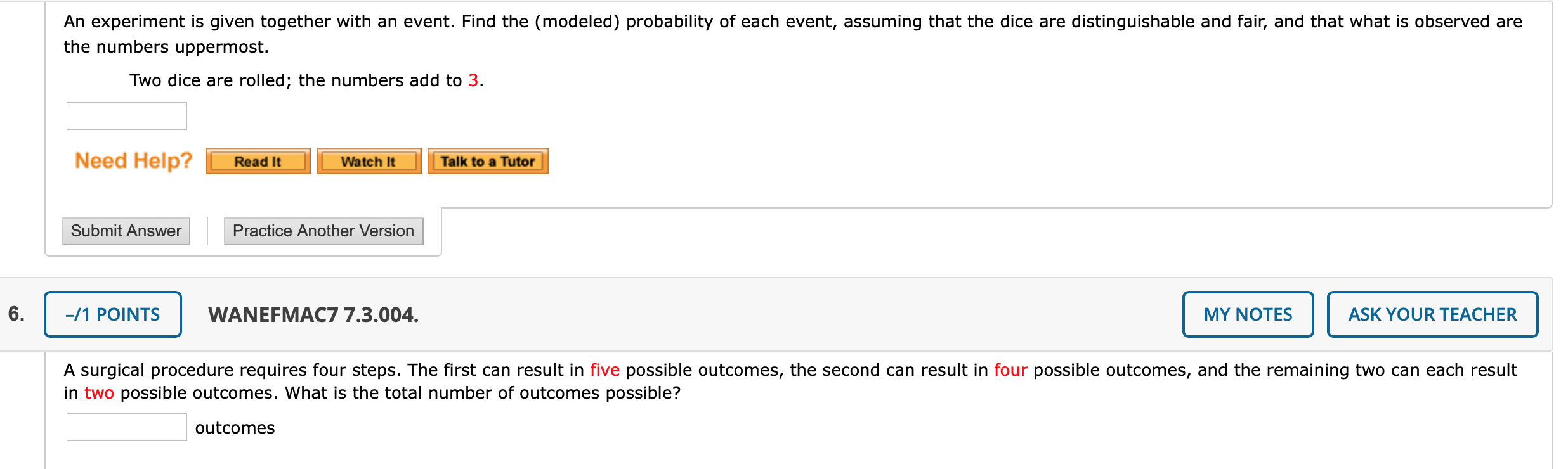 Solved An experiment is given together with an event. Find | Chegg.com