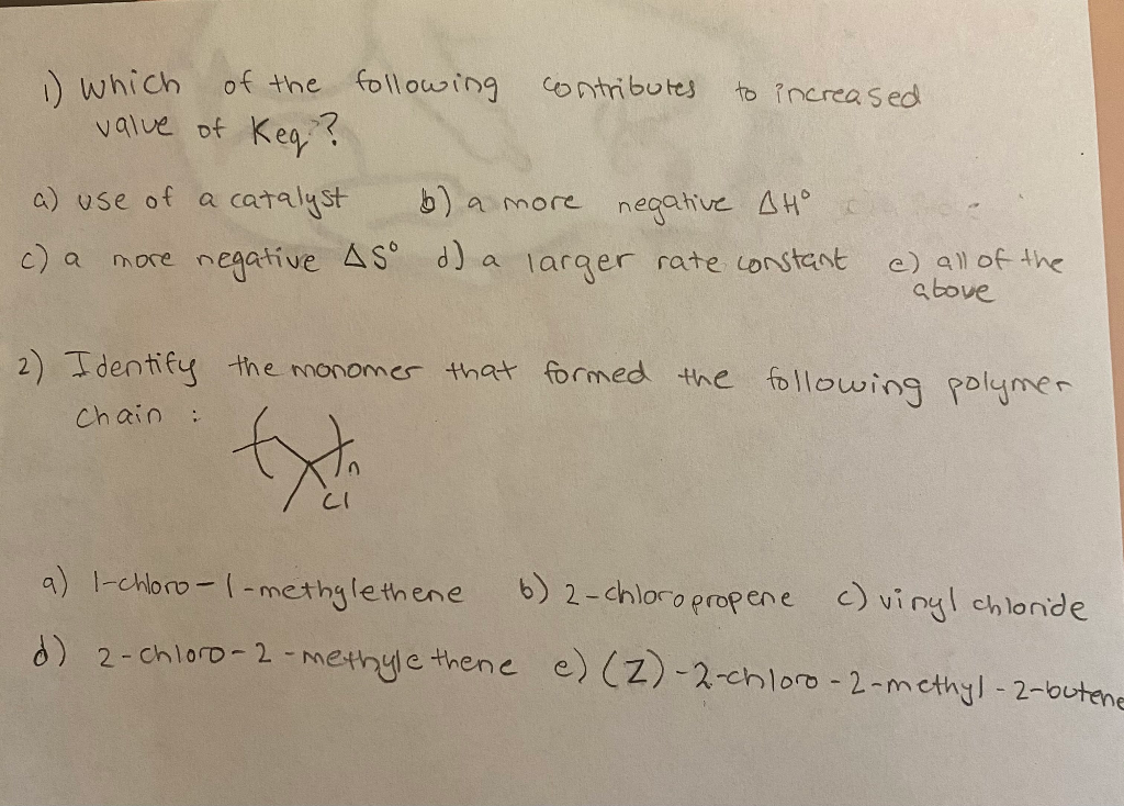 Solved 1) which of the following contributes to increased | Chegg.com