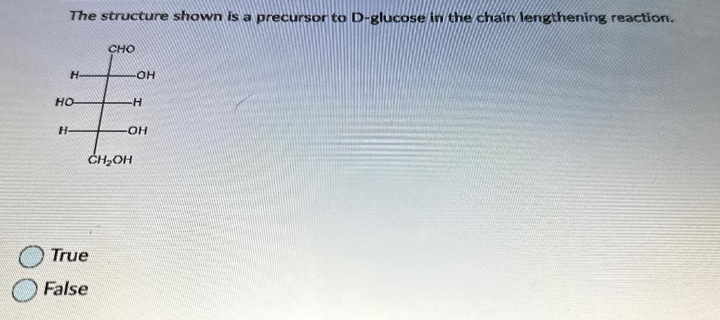 Solved The structure shown is a precursor to D-glucose fin | Chegg.com