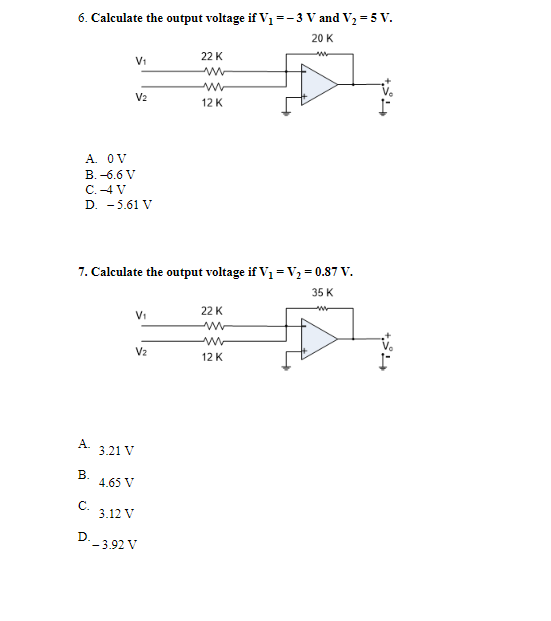Solved A. 1 V B.- 1 V C. 2 V D.-2 2. A doubling of power | Chegg.com