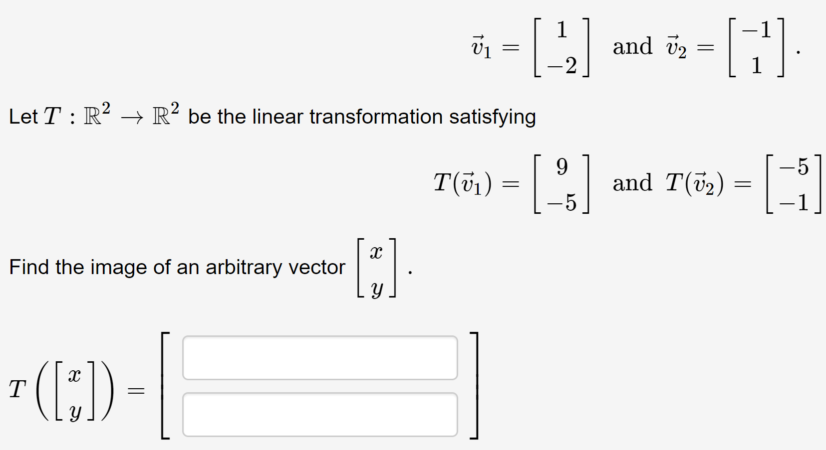 Solved and 02 Let T : R2 + RP be the linear transformation | Chegg.com