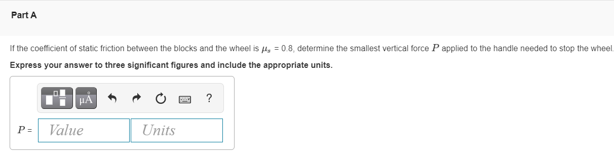 Solved The double-block brake mechanism shown in (Figure 1) | Chegg.com