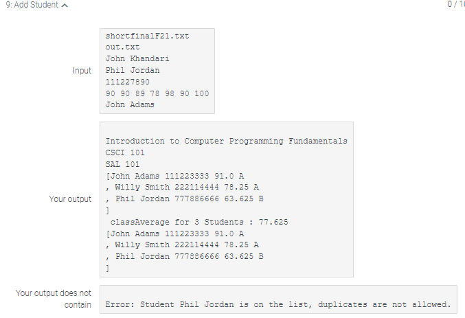 Solved 1) Develop a Java class named Info to | Chegg.com