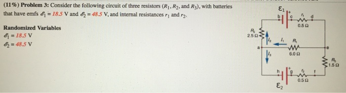 Solved 1.) find the current I1 in amps 2.) find | Chegg.com