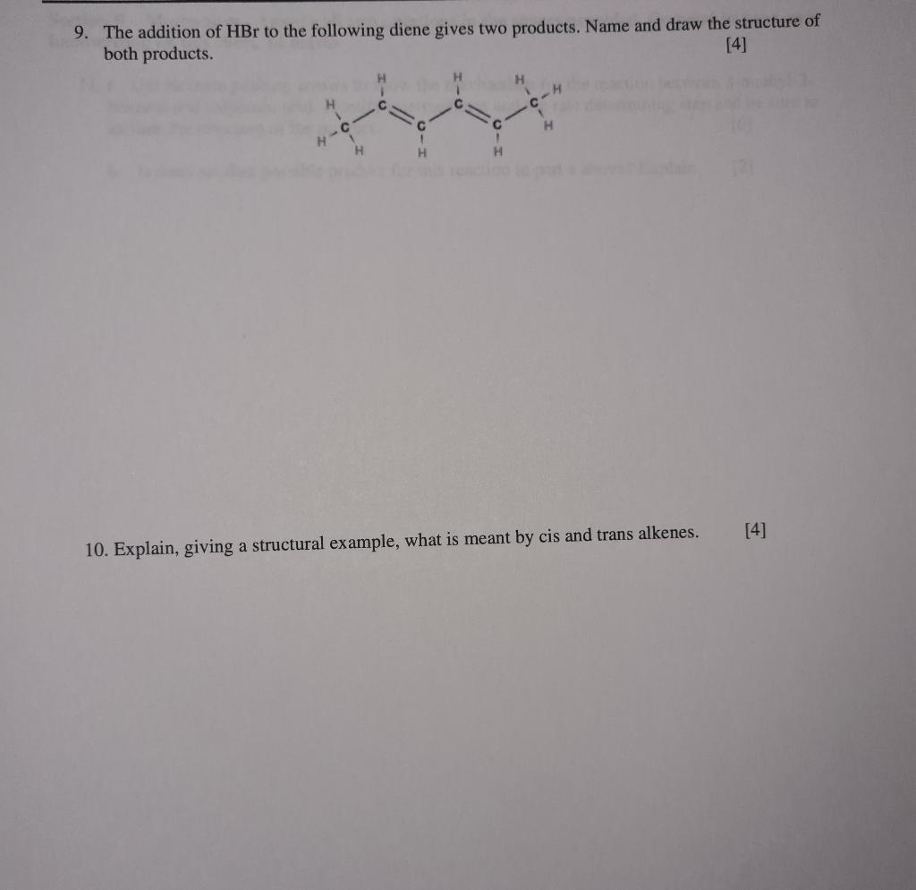 Solved 12. Use electron pushing arrows to show the mechanism | Chegg.com