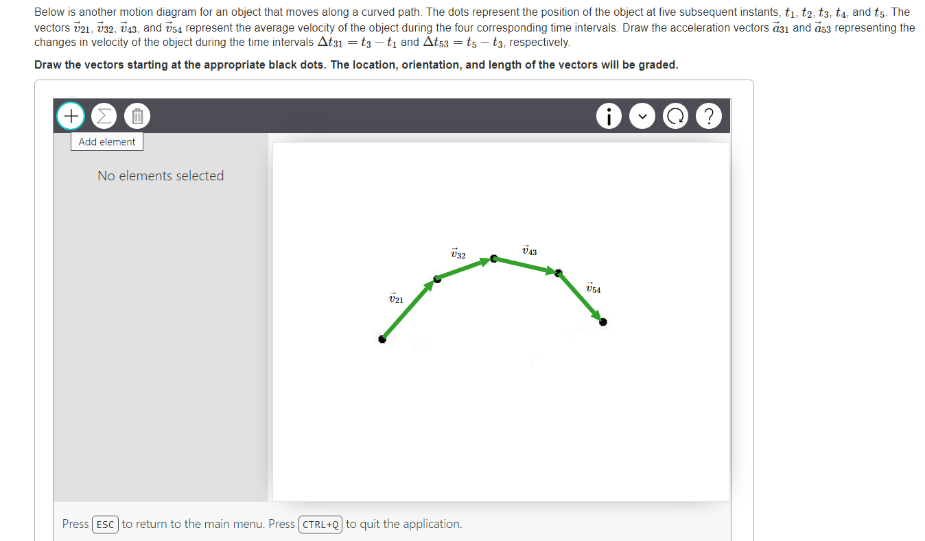 Solved Below is another motion diagram for an object that | Chegg.com
