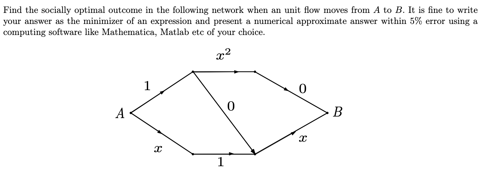 Find the socially optimal outcome in the following | Chegg.com