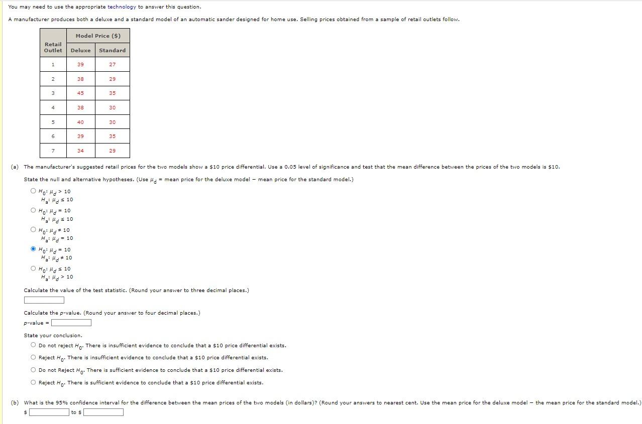 Solved You may need to use the appropriate technology to | Chegg.com