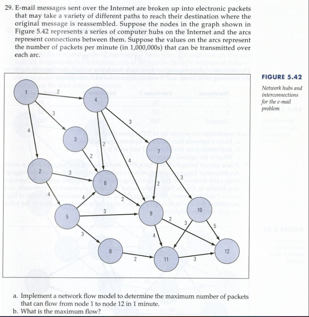 Solved E-mail messages sent over the Internet are broken up | Chegg.com