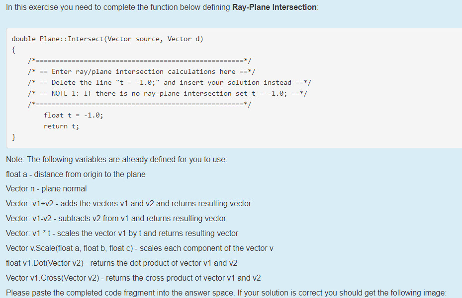 In this exercise you need to complete the function | Chegg.com
