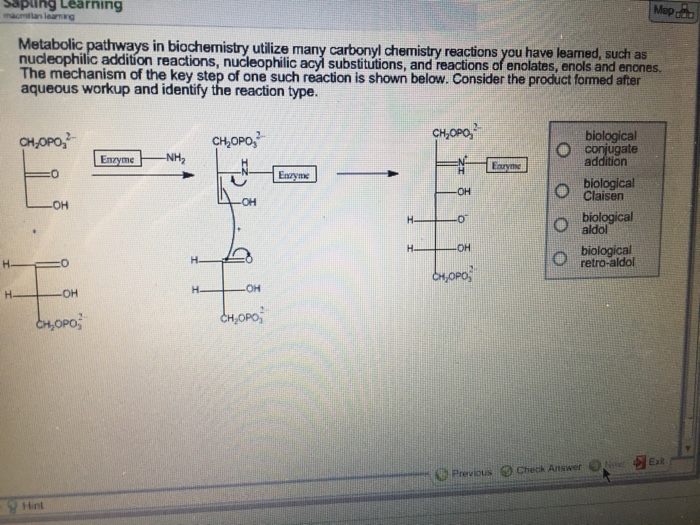 Solved Metabolic pathways in biochemistry utilize many | Chegg.com