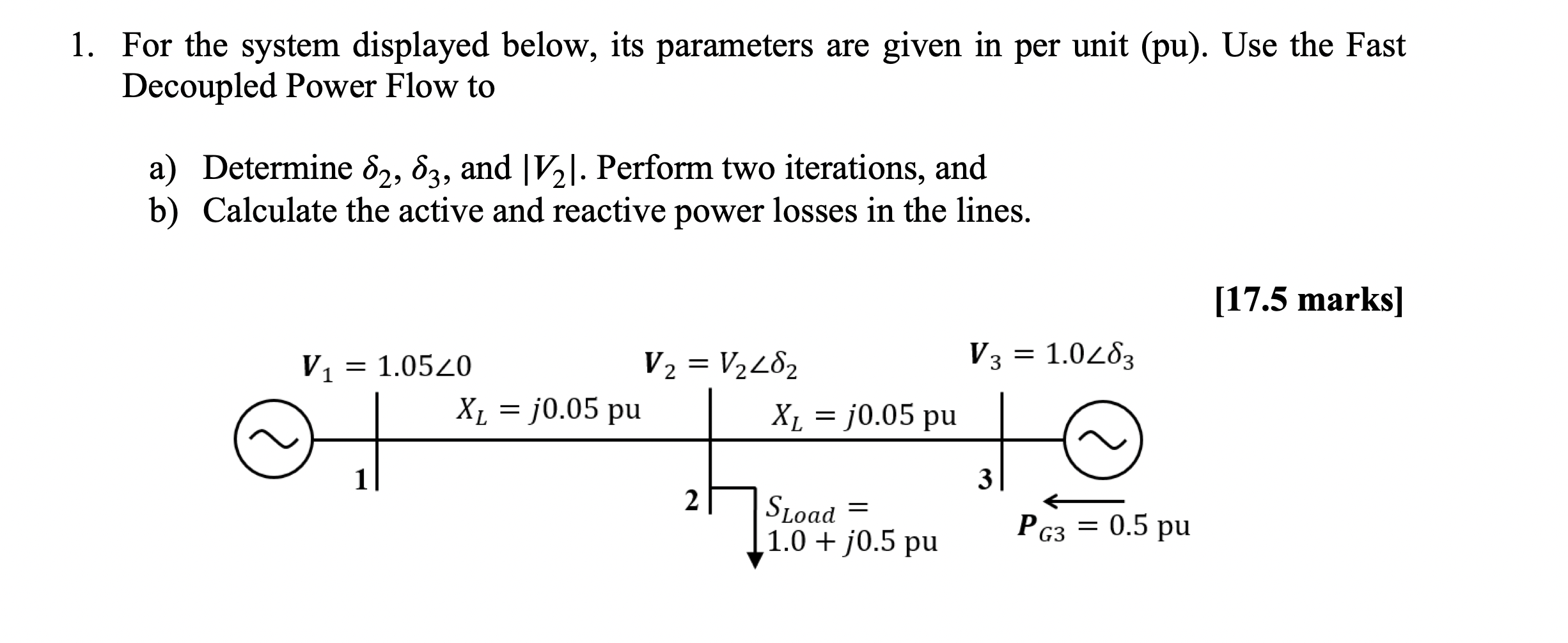 Solved 1. For the system displayed below, its parameters are | Chegg.com