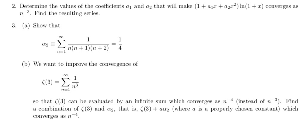 Solved Determine the values of the coefficients a1 ﻿and a2 | Chegg.com