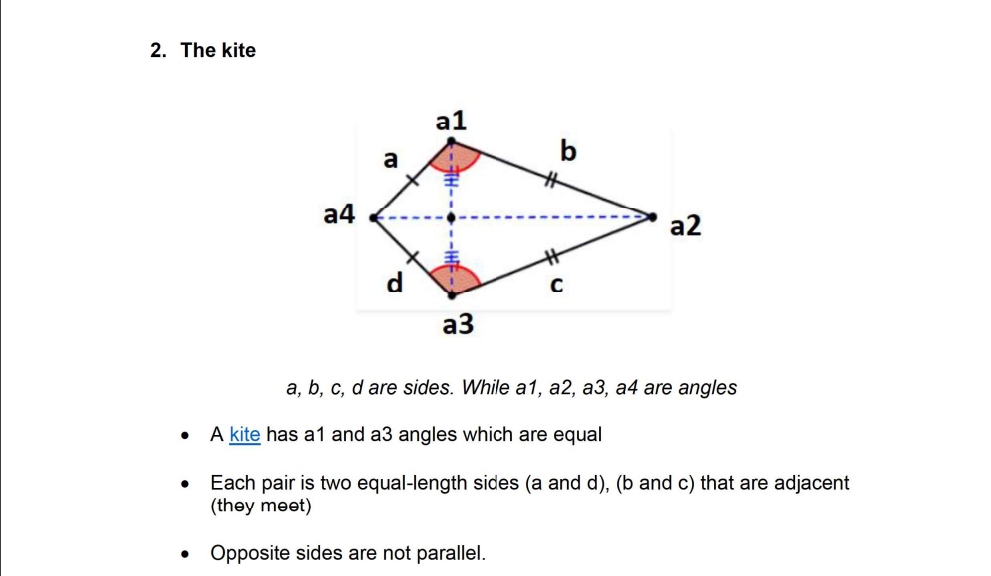 Solved Q no 1: Calculate Area and find type of Quadrilateral | Chegg.com