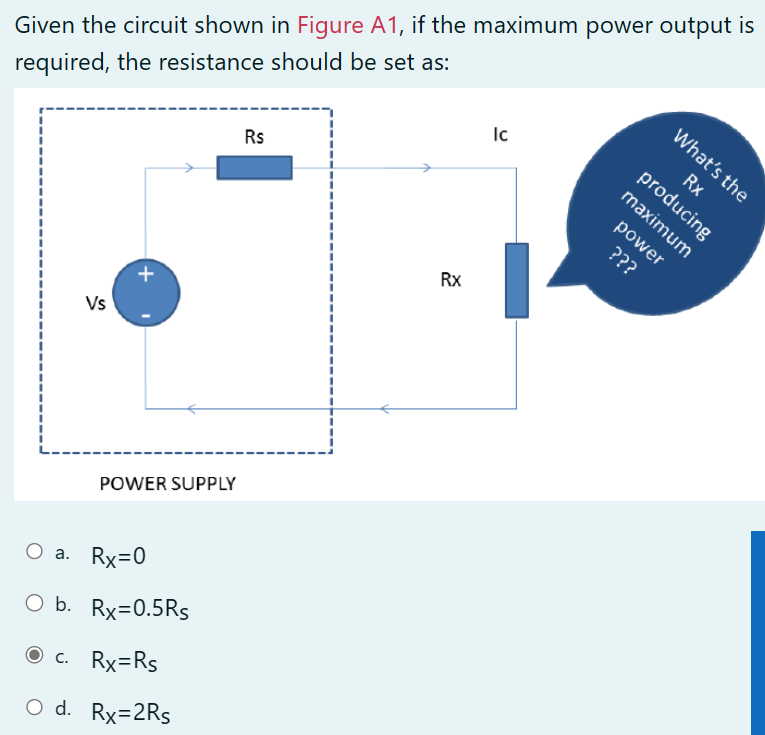 Solved Given the circuit shown in Figure A1, if the maximum | Chegg.com