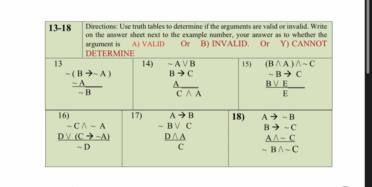 Solved 14-18 thank you!! | Chegg.com