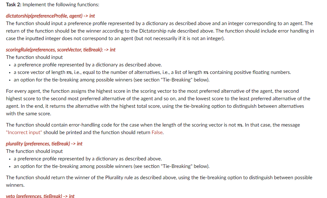 Solved I need Task 2 done in python program, please | Chegg.com