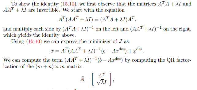 15.11 General pseudo-inverse. In chapter 11 we | Chegg.com