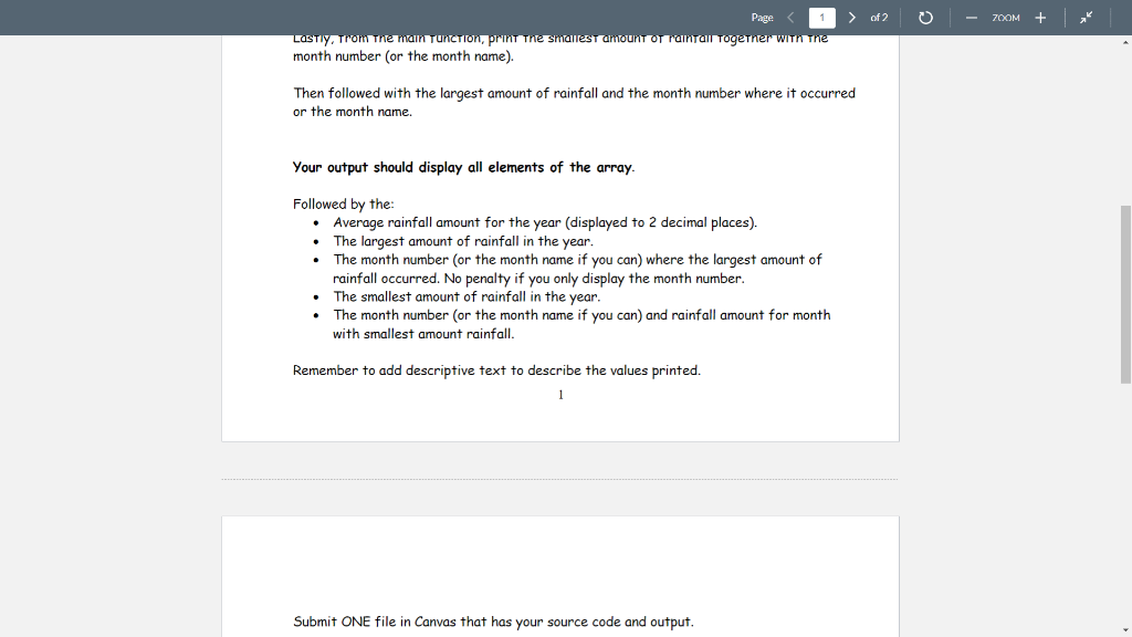 Solved Write a program in Java that will create an array of | Chegg.com