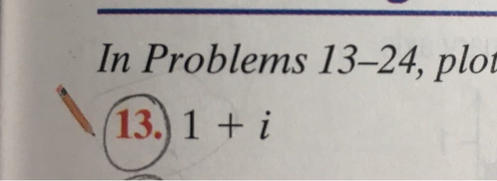 Solved 13.) Plot each complex number in the complex plane | Chegg.com