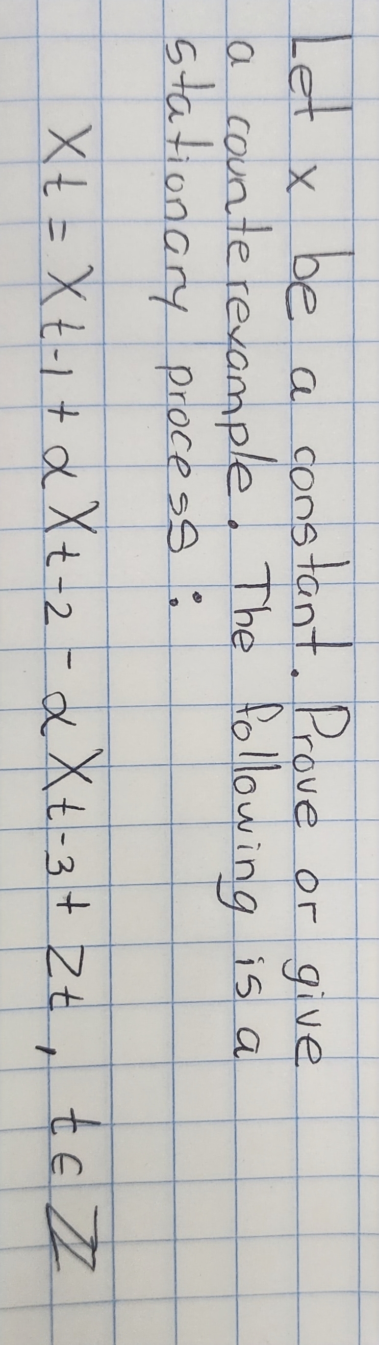 Solved Let x be a constant. Prove or give a counterexample. | Chegg.com
