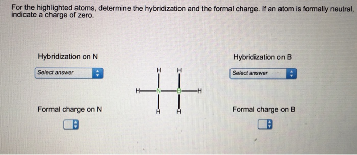 Solved For the highlighted atoms, determine the | Chegg.com