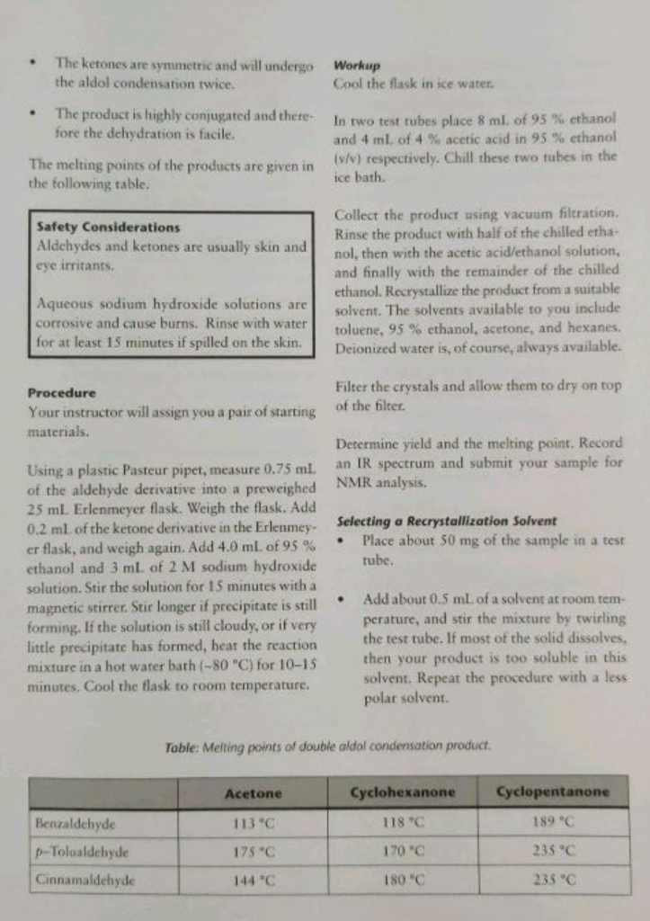 Solved The experiment was performed as outlined in the | Chegg.com