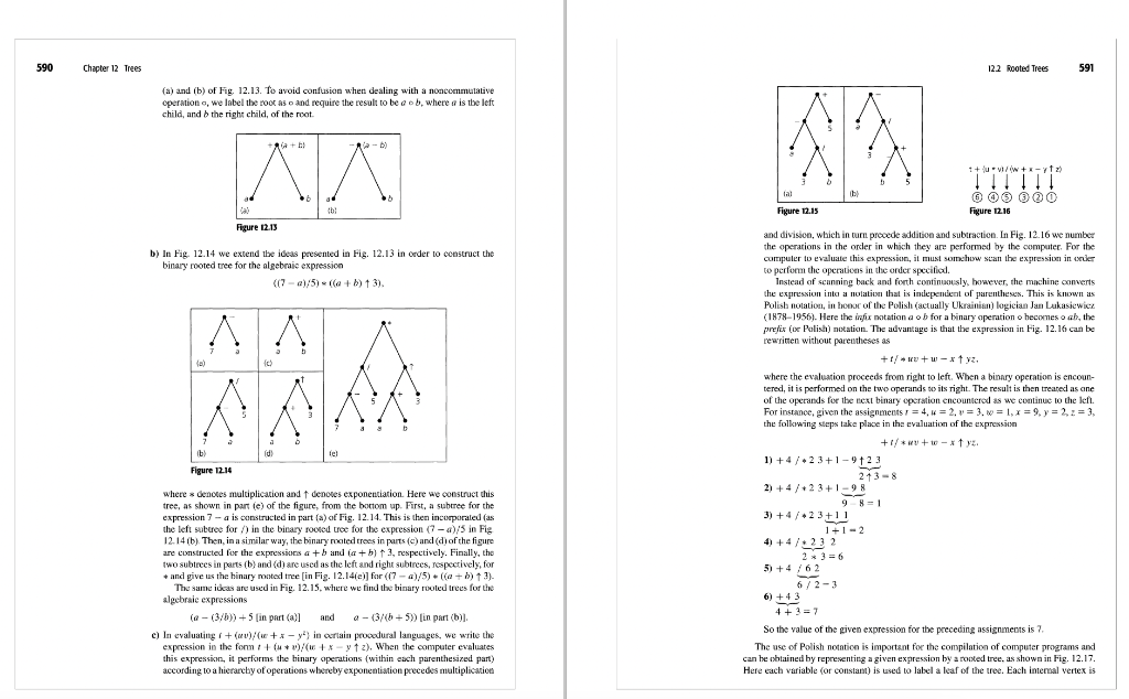 a) In a rooted tree, if r is the root, what is the | Chegg.com