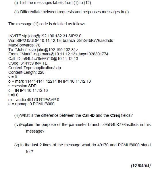 Solved (C) Consider the VoIP setting illustrated in figure | Chegg.com