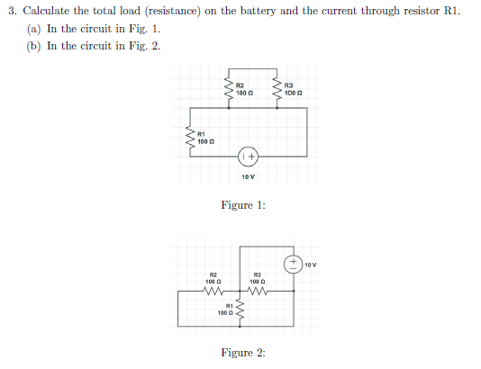 Solved 3. Calculate the total load (resistance) on the | Chegg.com