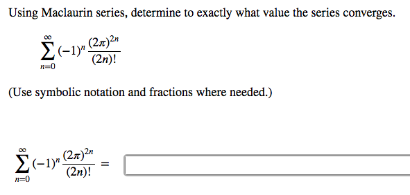 Solved Compute the limit by substituting the Maclaurin | Chegg.com