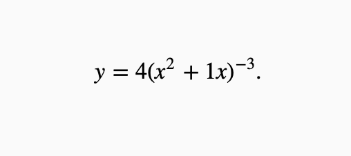 Solved y=4(x2+1x)-3.find dy/dx | Chegg.com