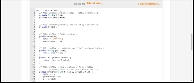 Solved 4.27 LAB: Artwork label (classes/constructors) | Chegg.com