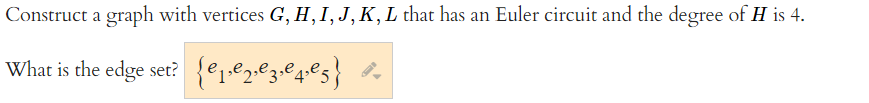 Solved Construct a graph with vertices G,H,I,J,K,L that has | Chegg.com