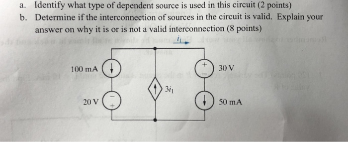 Solved Identify what type of dependent source is used in | Chegg.com
