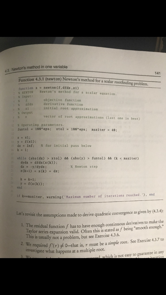 Solved Using Matlab, for the following question and given | Chegg.com