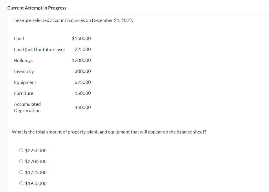 Solved Current Attempt in Progress These are selected | Chegg.com
