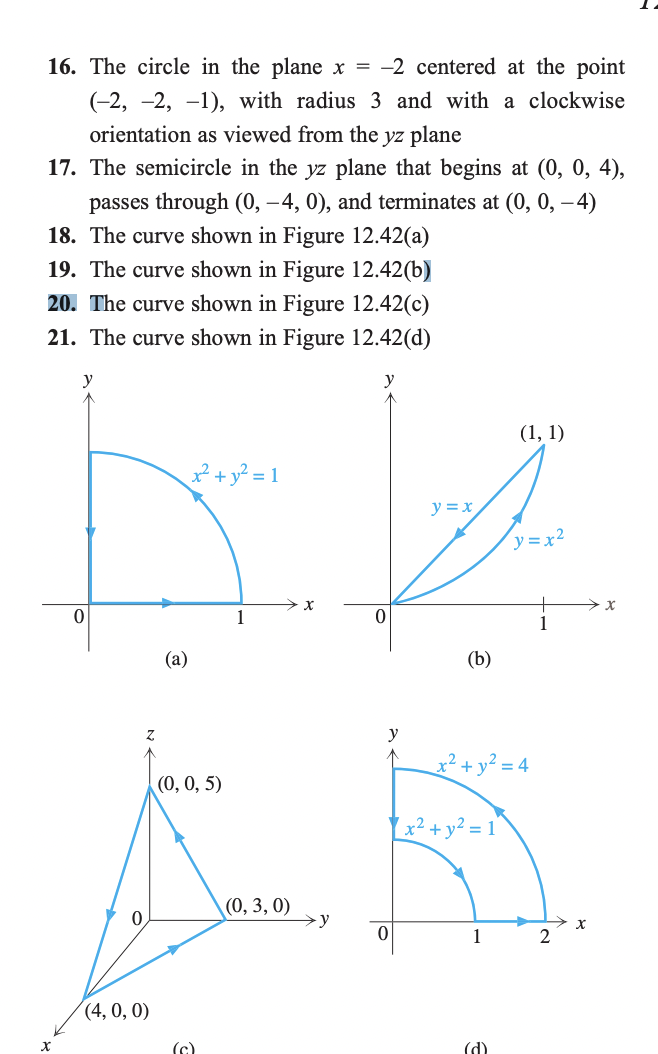 Solved In Exercises 16-21 find a piecewise smooth (smooth if | Chegg.com