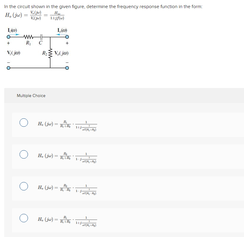 Solved In the circuit shown in the given figure, determine | Chegg.com