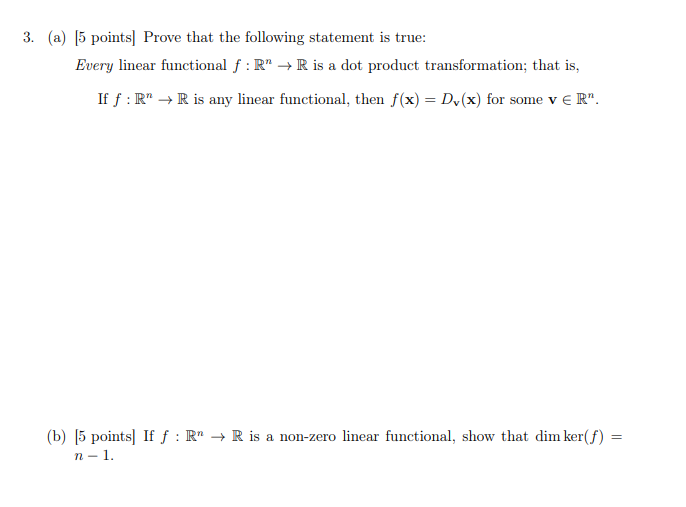 Solved by an EXPERT (a) [5 ﻿points] ﻿Prove that the following statement | Chegg.com