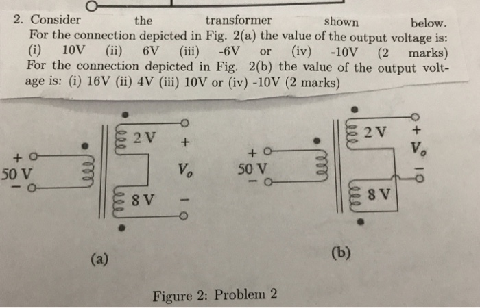 Solved Consider the transformer shown below. For the | Chegg.com