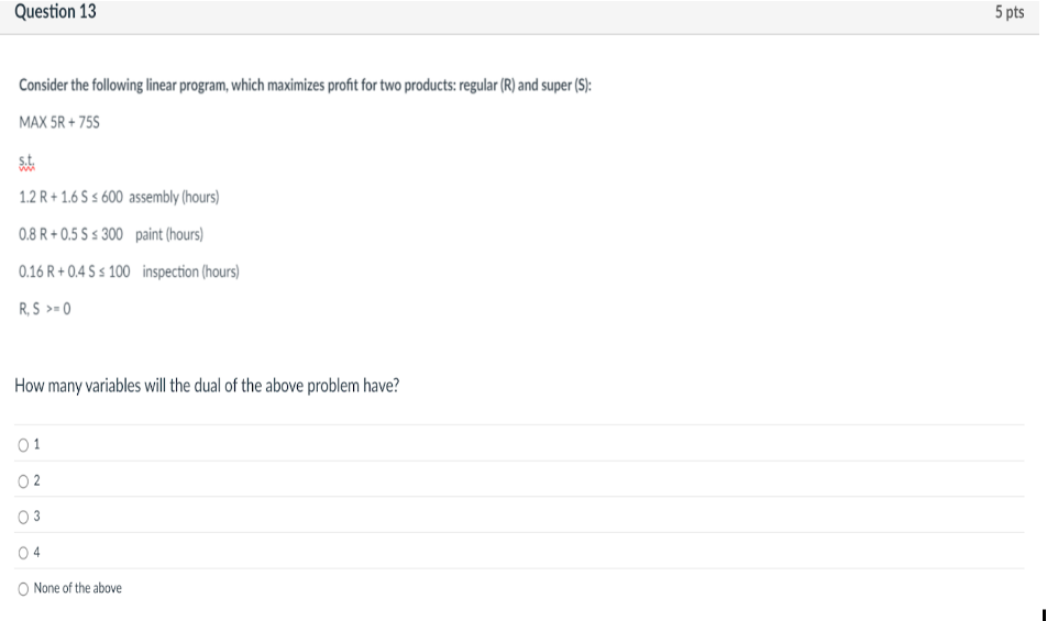 Solved Consider the following linear program, which | Chegg.com