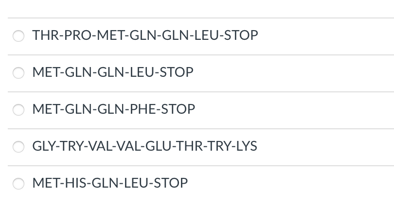 Solved You are given the following DNA sequence and have | Chegg.com